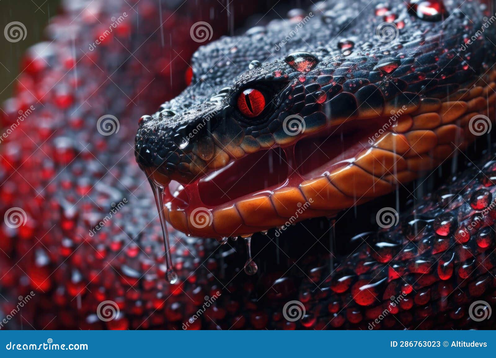 Snake Fangs Serpent Shield Poisonous Animal Trick Tactics Strategy Logo ...