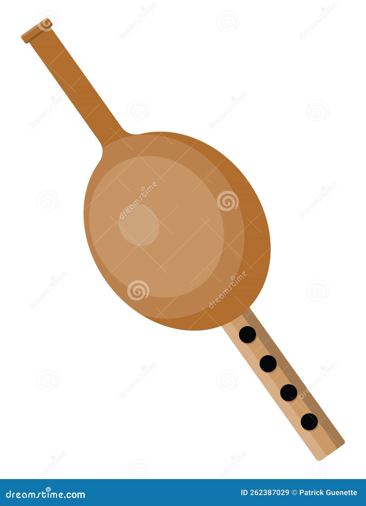 Snake flute, icon stock vector. Illustration of design - 262387029