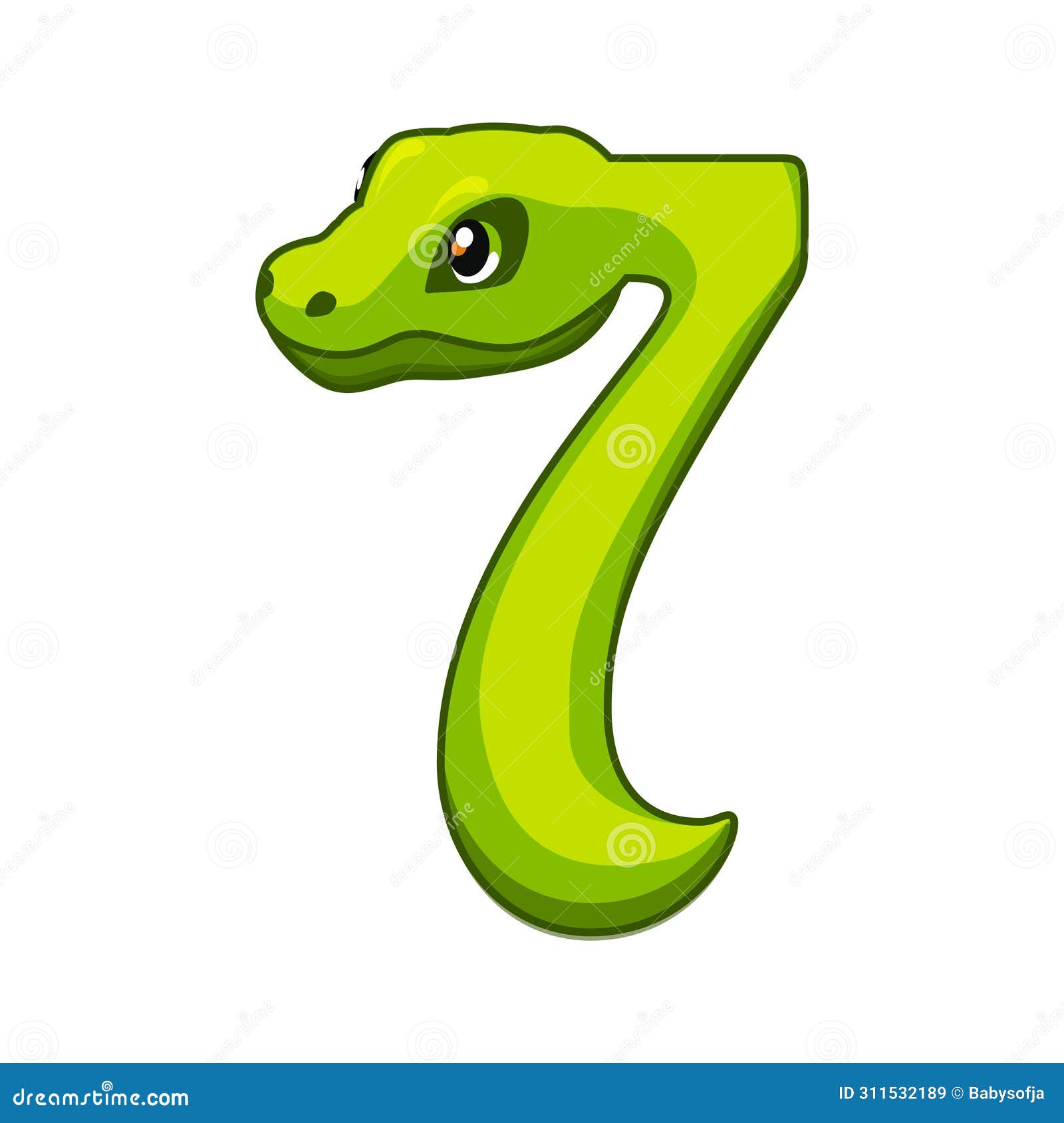 Seven Number 7 Font Golden Balloon Isolated On White Transparent ...