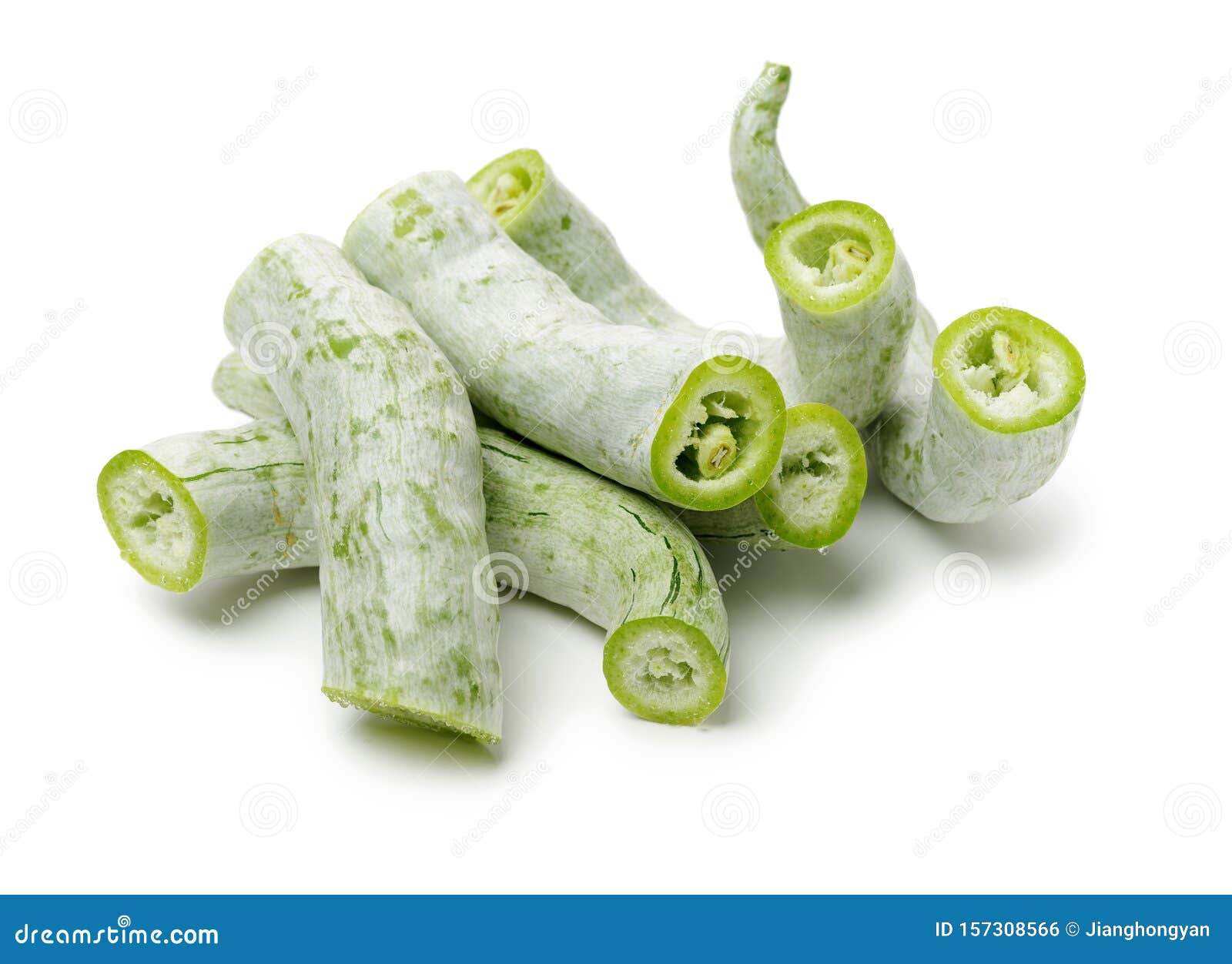 Snake gourd stock photo. Image of gourd, healthy, long - 157308566