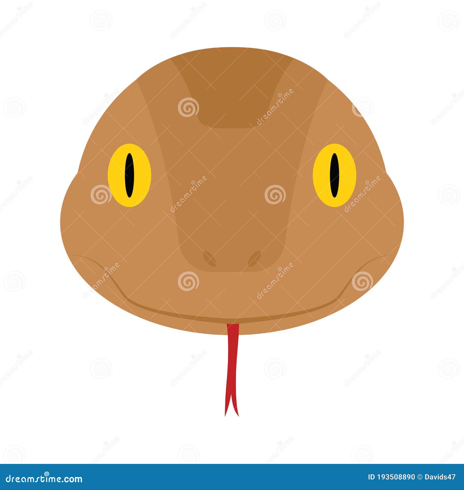 Snake head cartoon stock vector. Illustration of serpent - 193508890
