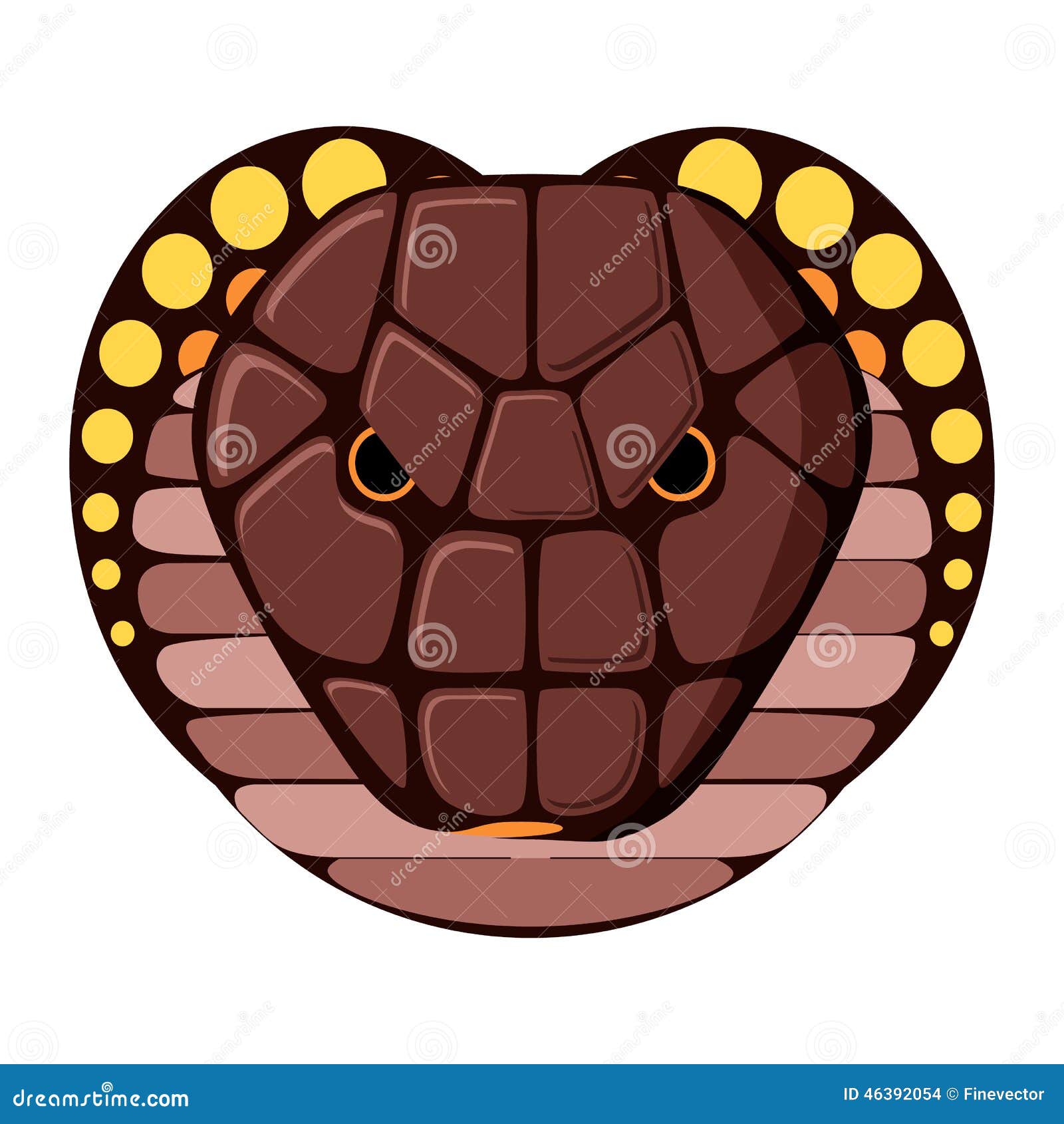 Snake Head. Design Vector Illustration. Stock Vector - Illustration of ...