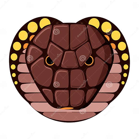Snake Head. Design Vector Illustration. Stock Vector - Illustration of ...