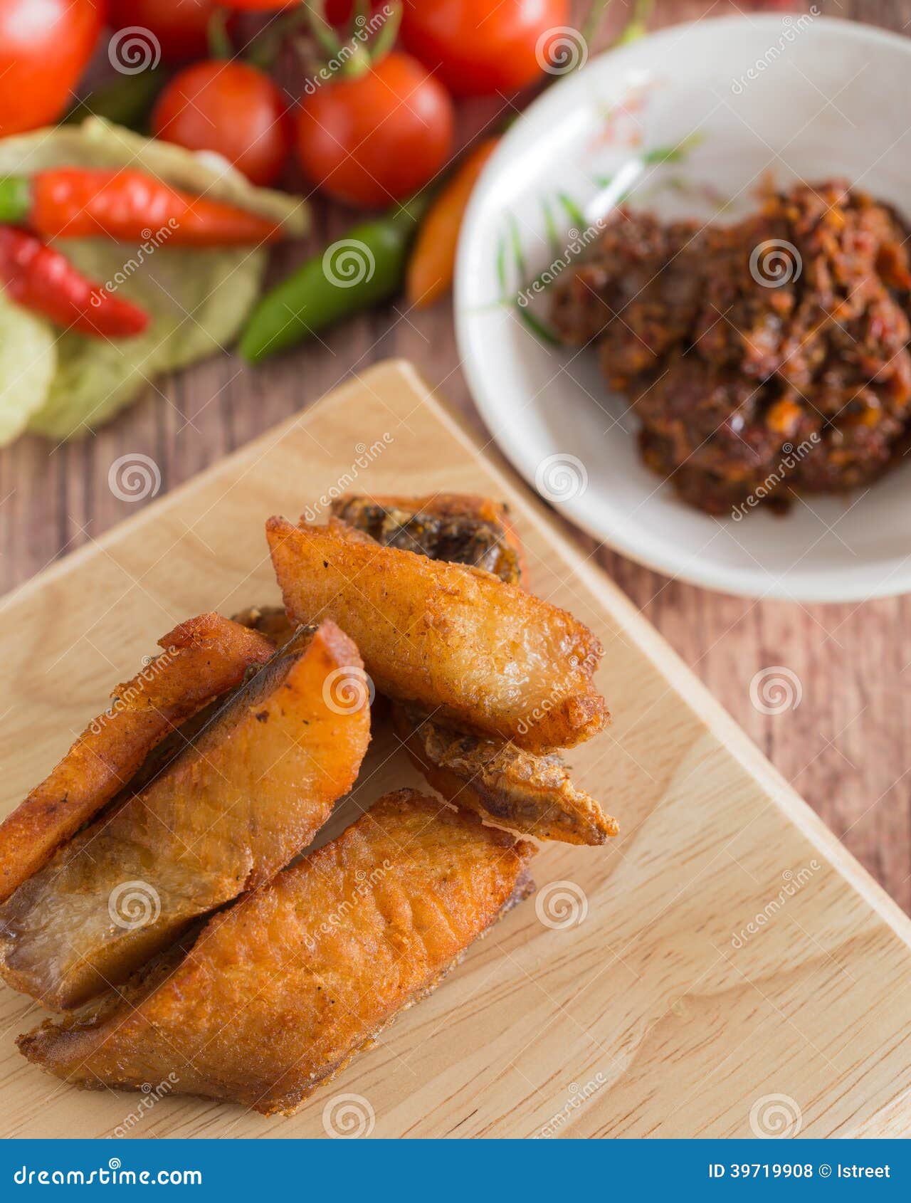 Snake Head Fish Fried with Snake Head Fish Fried with Fermented Fish ...