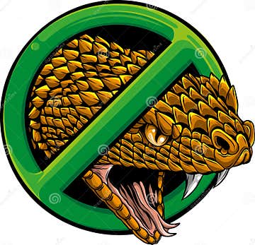 Snake Head Hand Drawn Vector Illustration Design Stock Vector ...