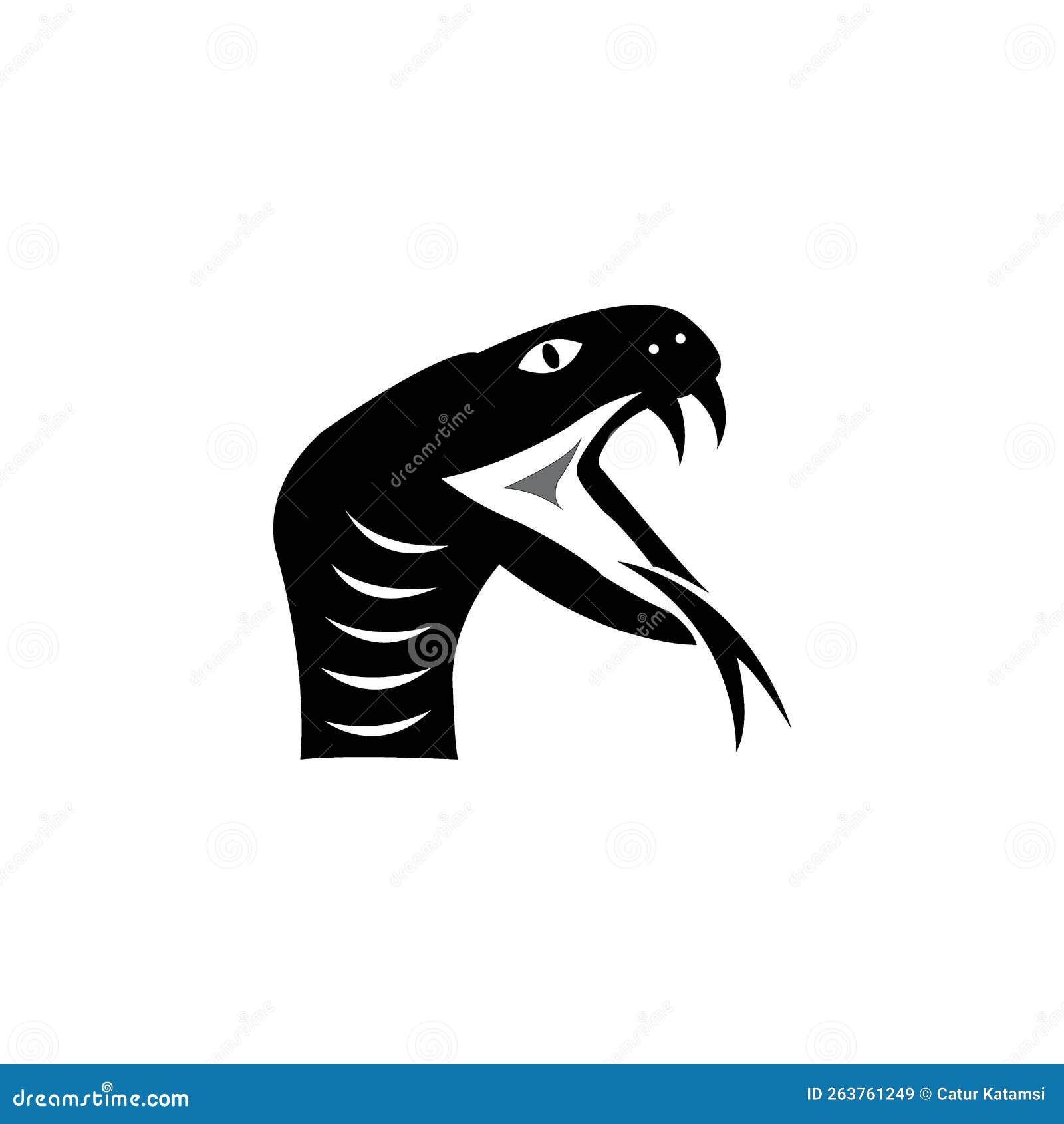 Snake Head Icon Logo Vector Design Template Stock Vector - Illustration ...