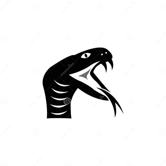 Snake Head Icon Logo Vector Design Template Stock Vector - Illustration ...
