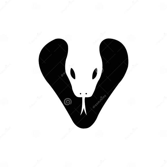 Snake Head Icon Logo Vector Design Template Stock Vector - Illustration ...