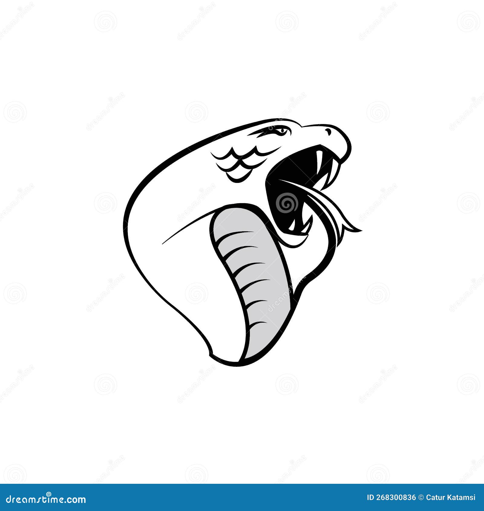 Snake Head Icon Logo Vector Design Template Stock Illustration ...