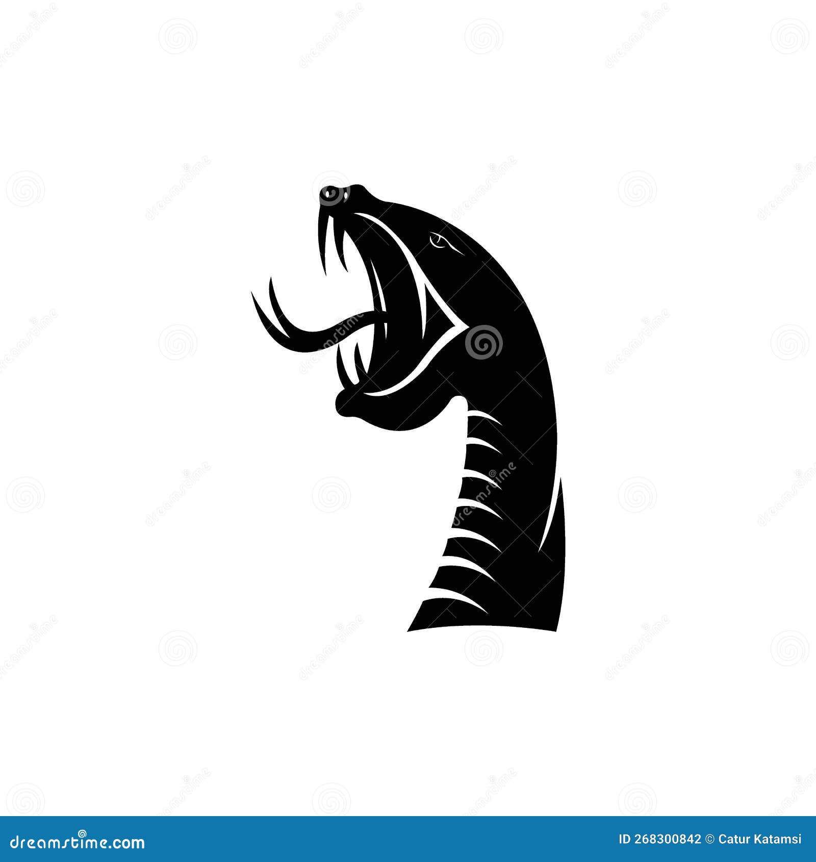 Snake Head Icon Logo Vector Design Template Stock Illustration ...