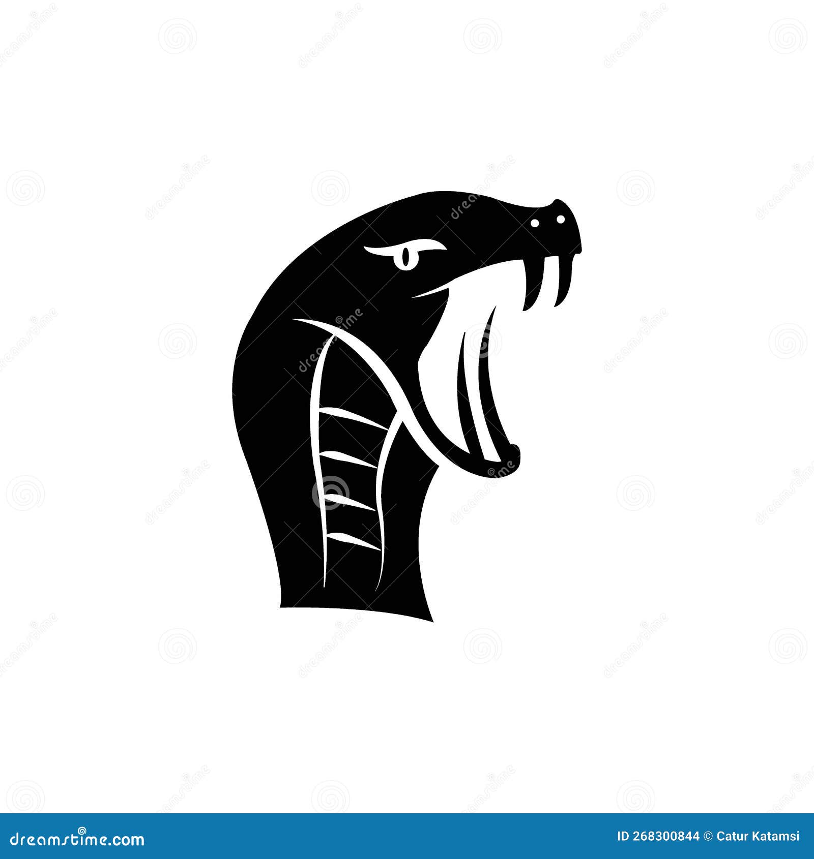 Snake Head Icon Logo Vector Design Template Stock Illustration ...