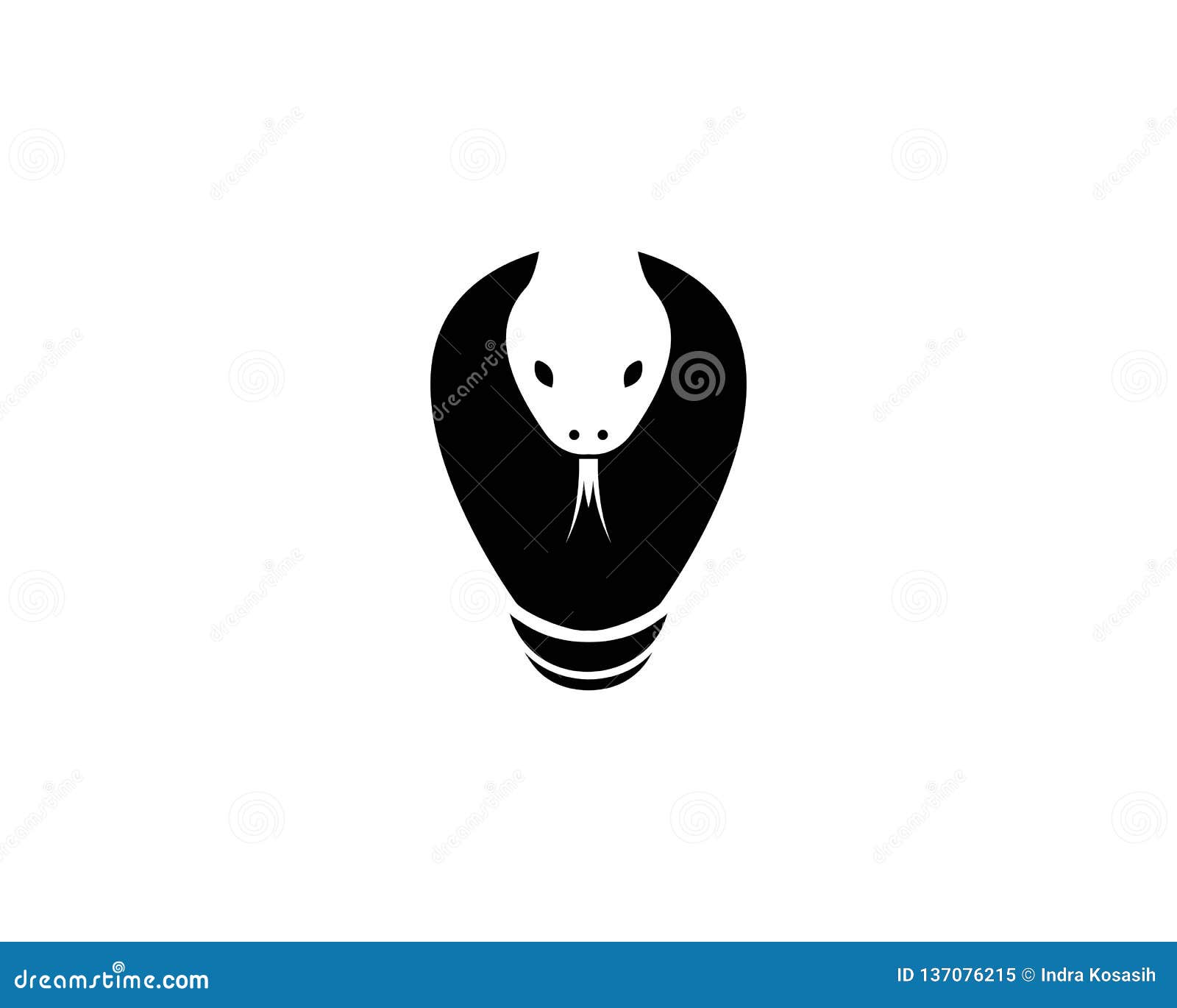 Snake head logo stock vector. Illustration of logo, element - 137076215