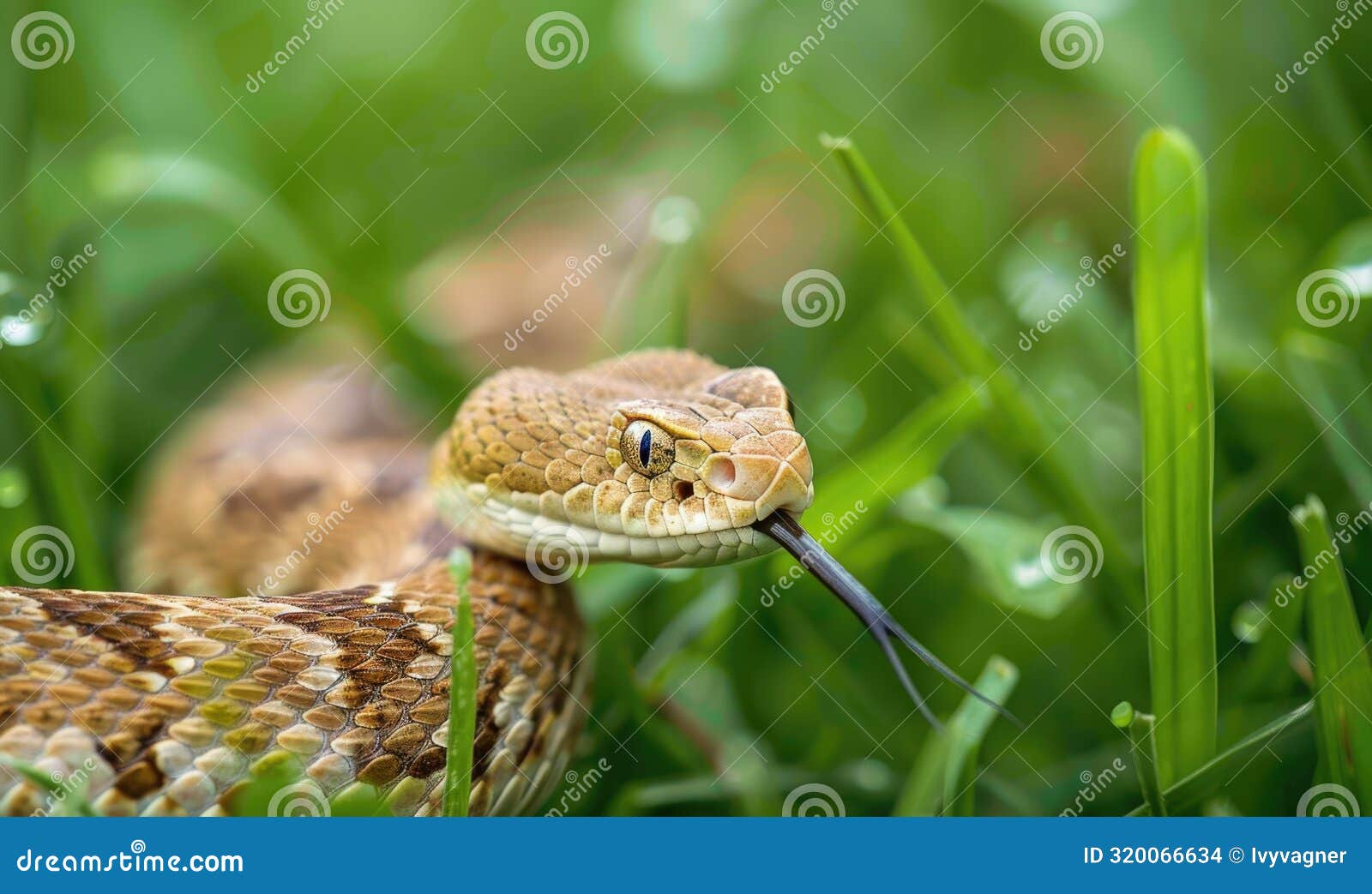 Snake hunting in grass stock illustration. Illustration of outdoors ...