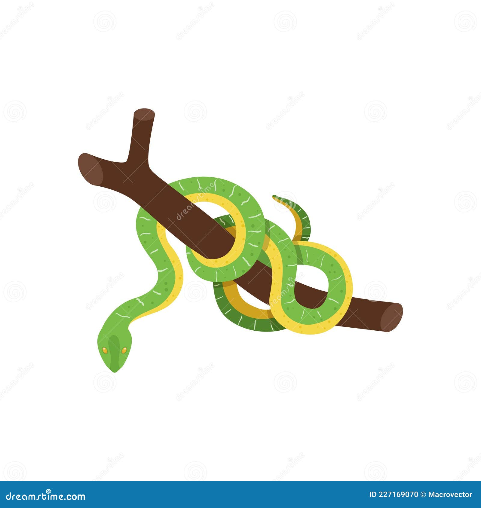 Snake Isometric Illustration Stock Vector - Illustration of life ...