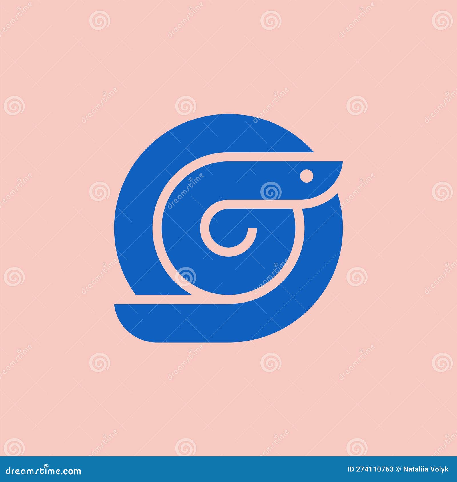Snake Logo stock vector. Illustration of vector, shape - 274110763