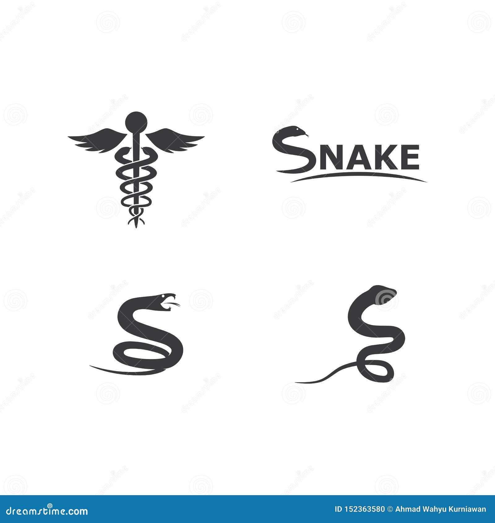 Snake logo vector stock vector. Illustration of emblem - 152363580