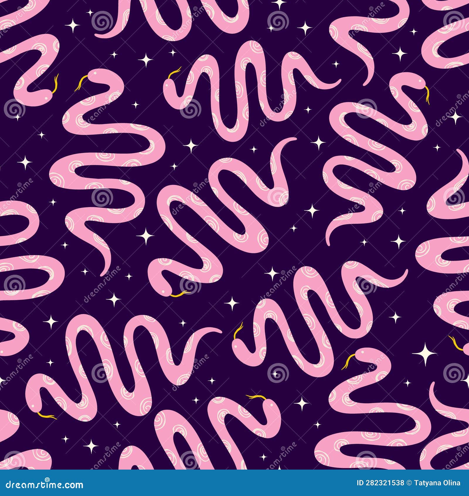 Magical Snakes Tarot Cards. Occult Hand Drawn Tarot Cards, Esoteric ...