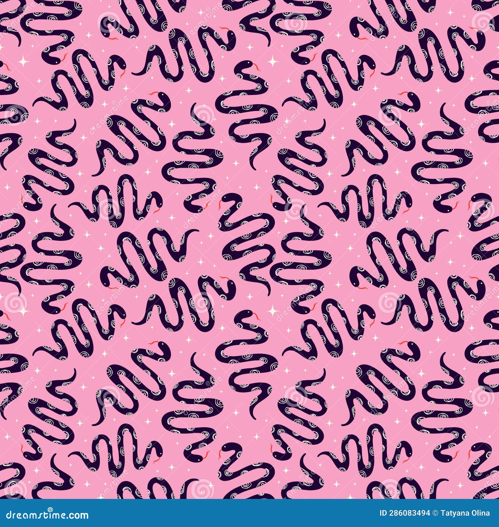 Magical Snakes Tarot Cards. Occult Hand Drawn Tarot Cards, Esoteric ...