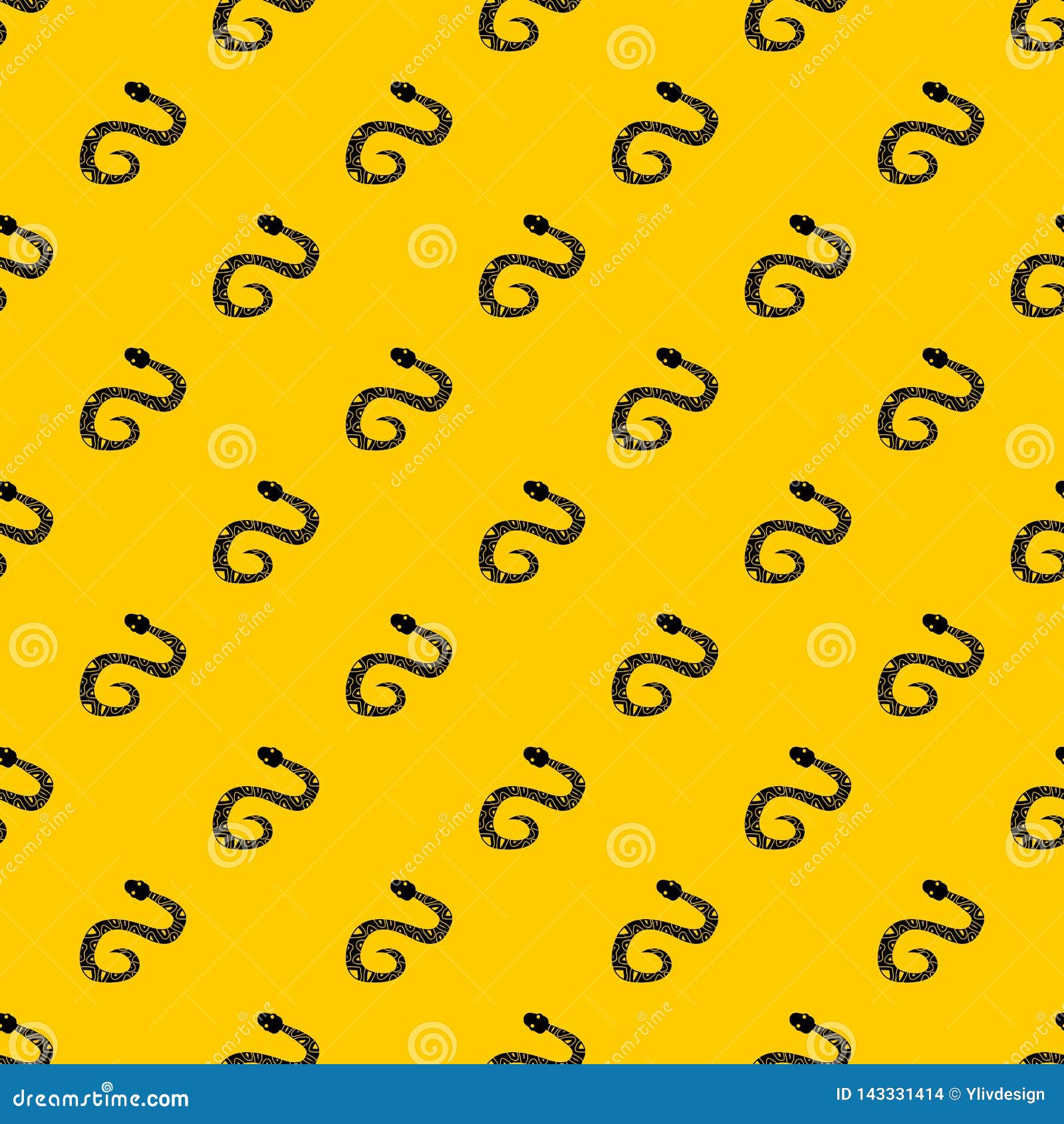 Snake pattern vector stock vector. Illustration of graphic - 143331414