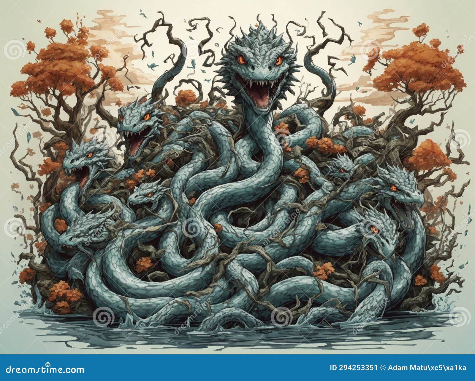 Snake Queen Of The Swamps, Ai Generated Royalty-Free Stock Photo ...