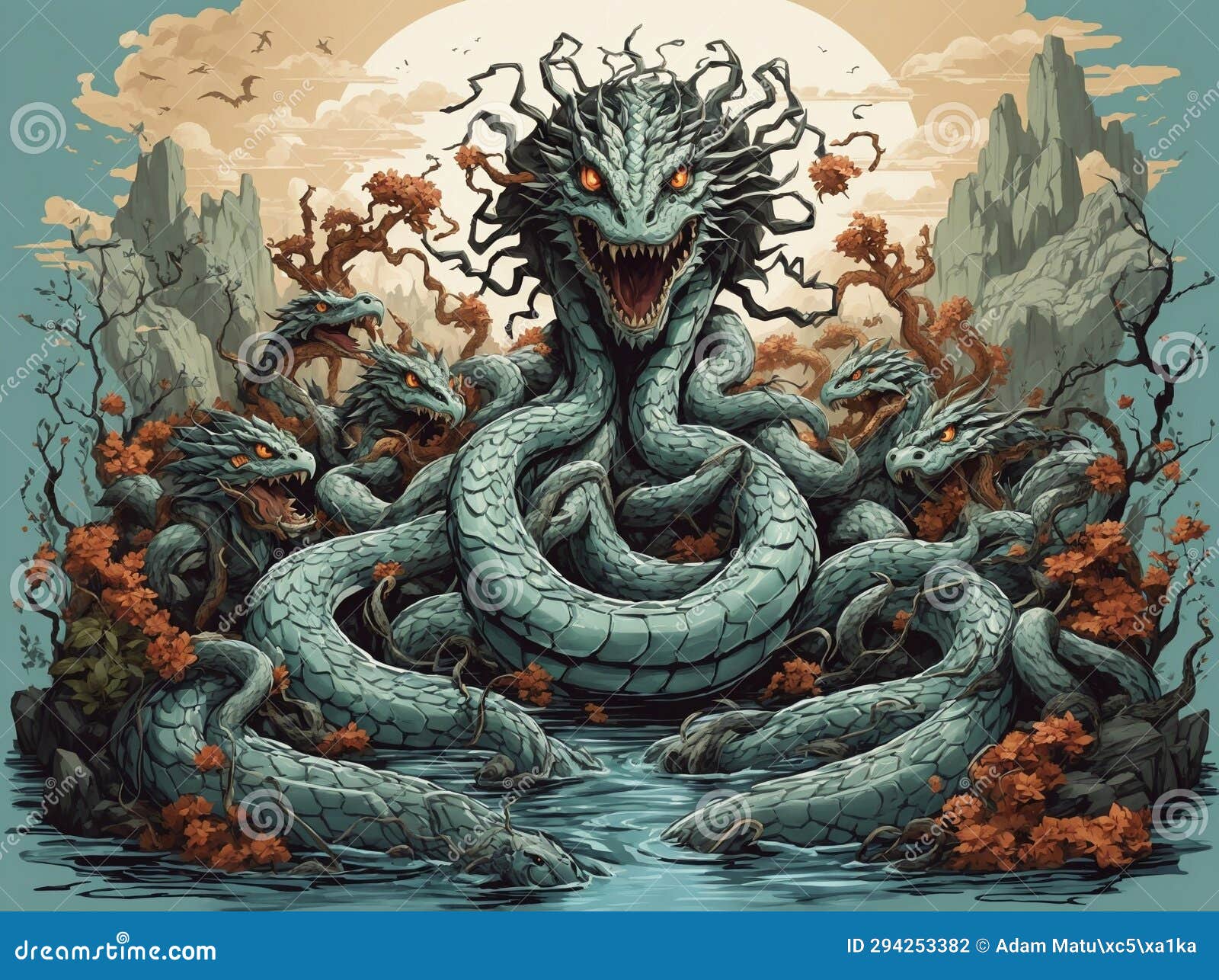 Snake Queen Of The Swamps, Ai Generated Royalty-Free Stock Photo ...