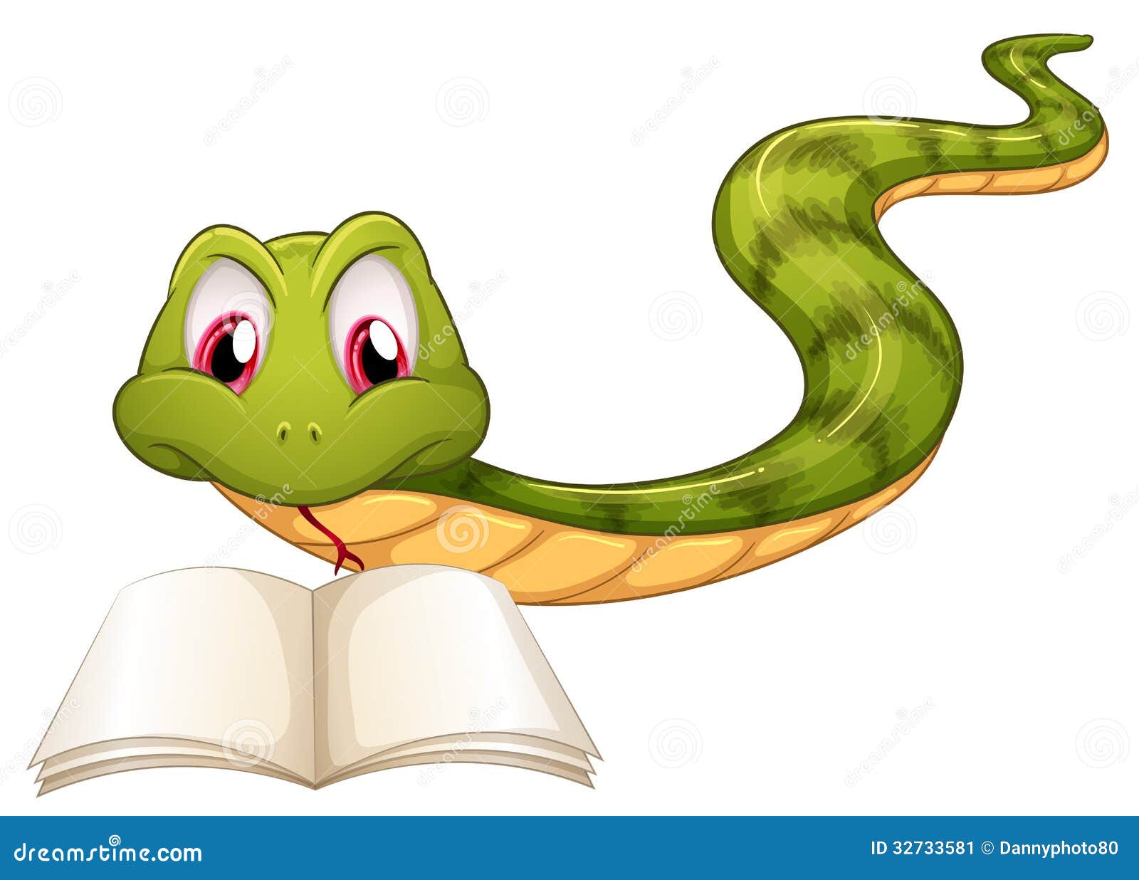 Snake Reading Book Stock Illustrations – 87 Snake Reading Book Stock ...