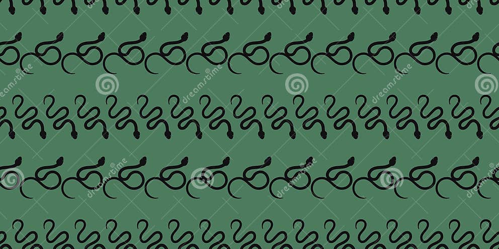 Snake Repeat Pattern Design, Vector Background Stock Vector ...