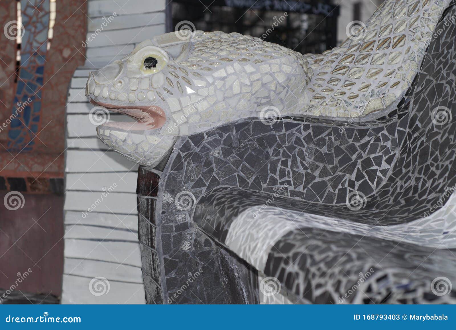 Snake Representation at Park Stock Image - Image of representation ...