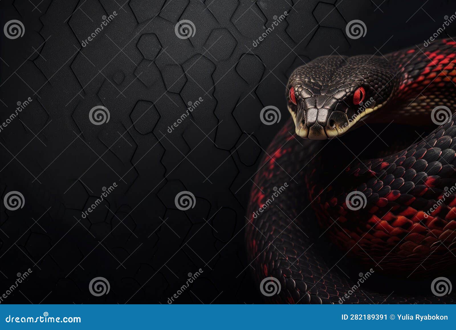 Snake Reptile Mockup. Generate Ai Stock Illustration - Illustration of ...
