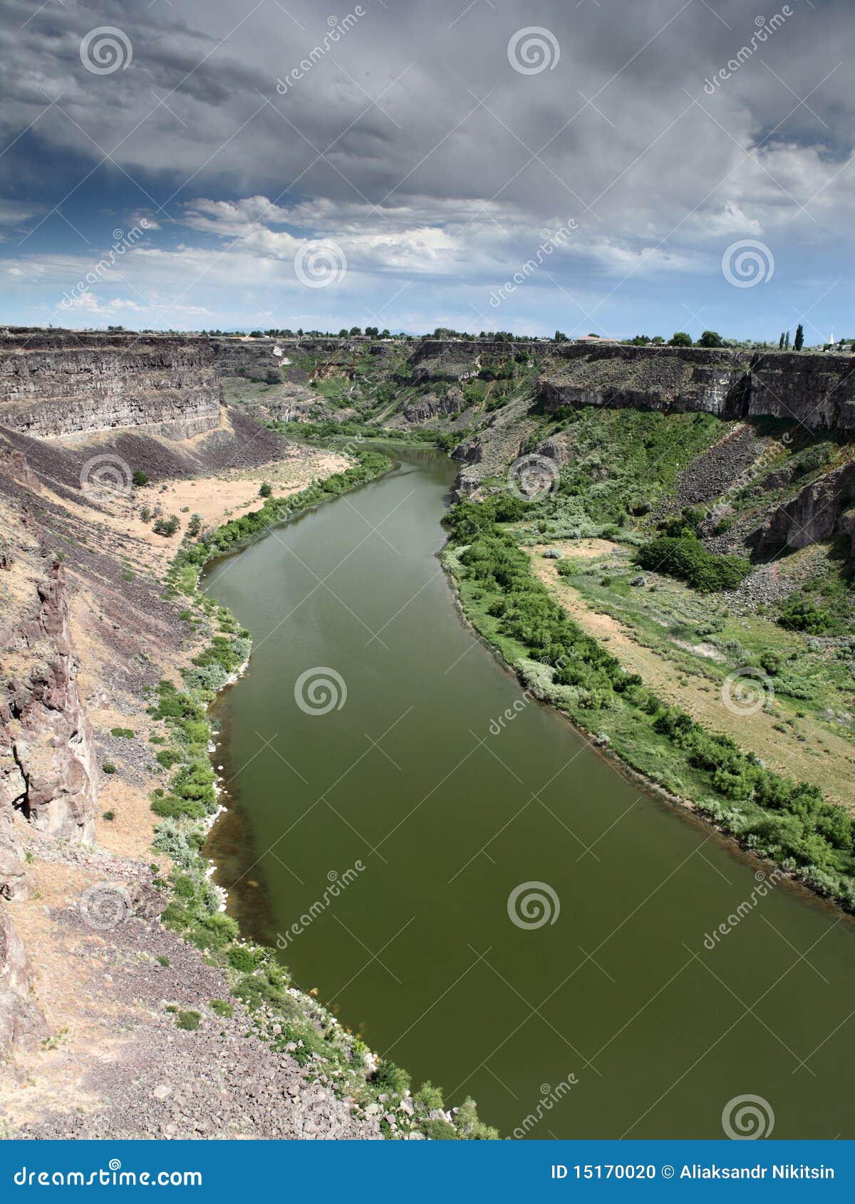 Snake river stock photo. Image of green, river, idaho - 15170020