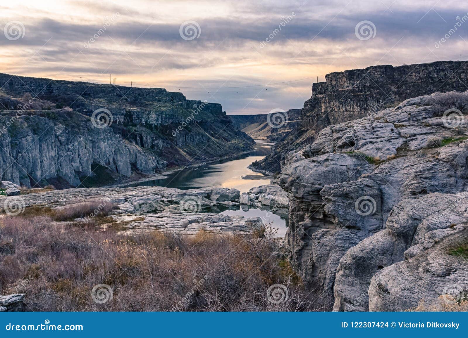 Snake river canyon stock photo. Image of scenery, snake - 122307424