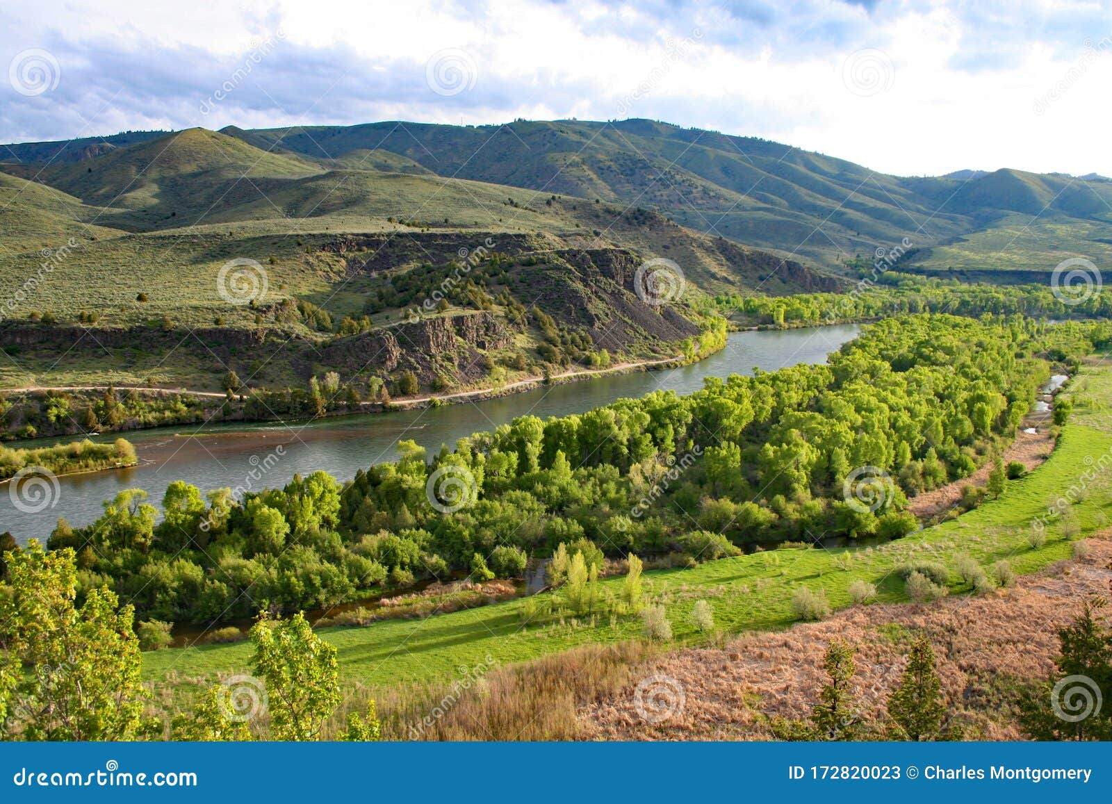 Snake River (ID 0008 stock image. Image of united, cloud - 172820023