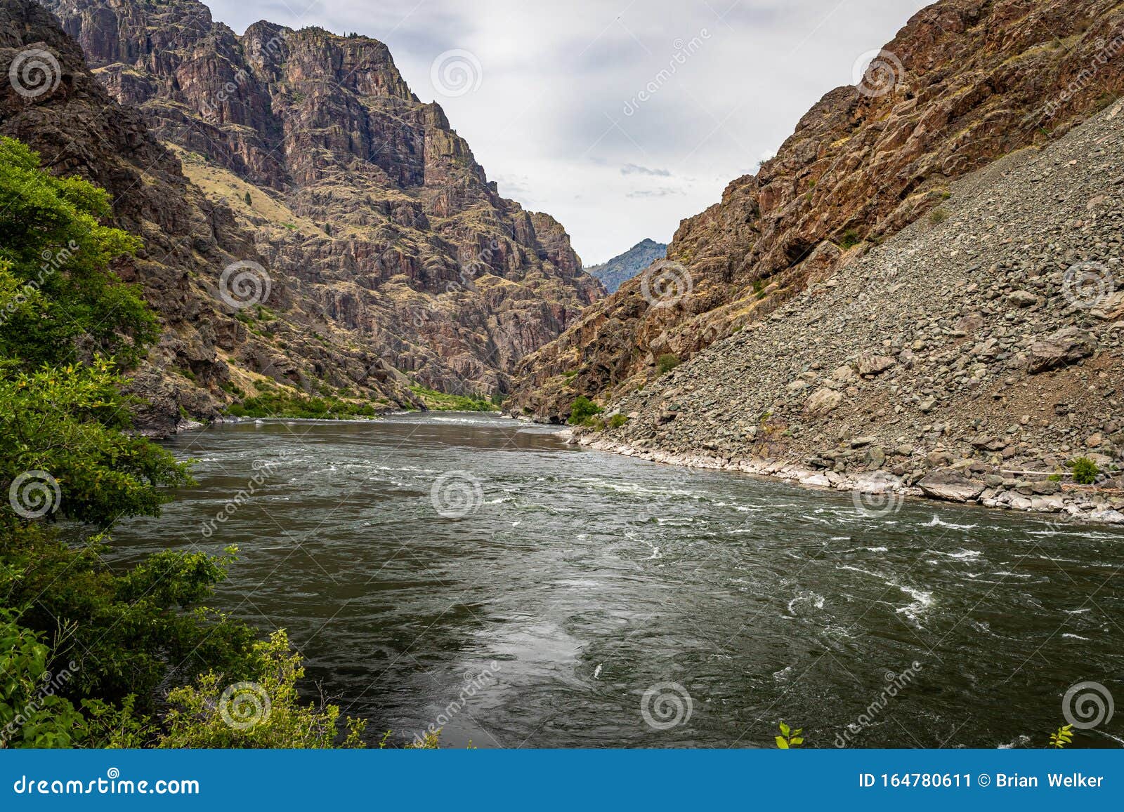 Snake River from Idaho stock image. Image of reservoir - 164780611