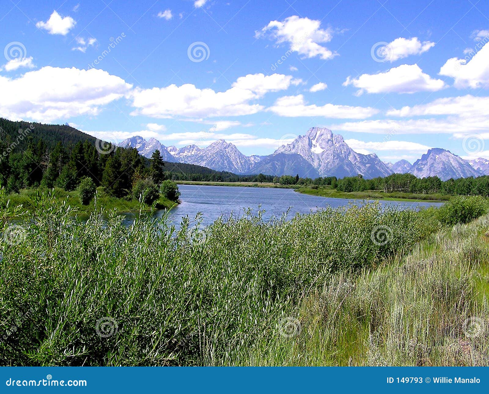 Snake River, Wyoming stock image. Image of blue, scenic - 149793