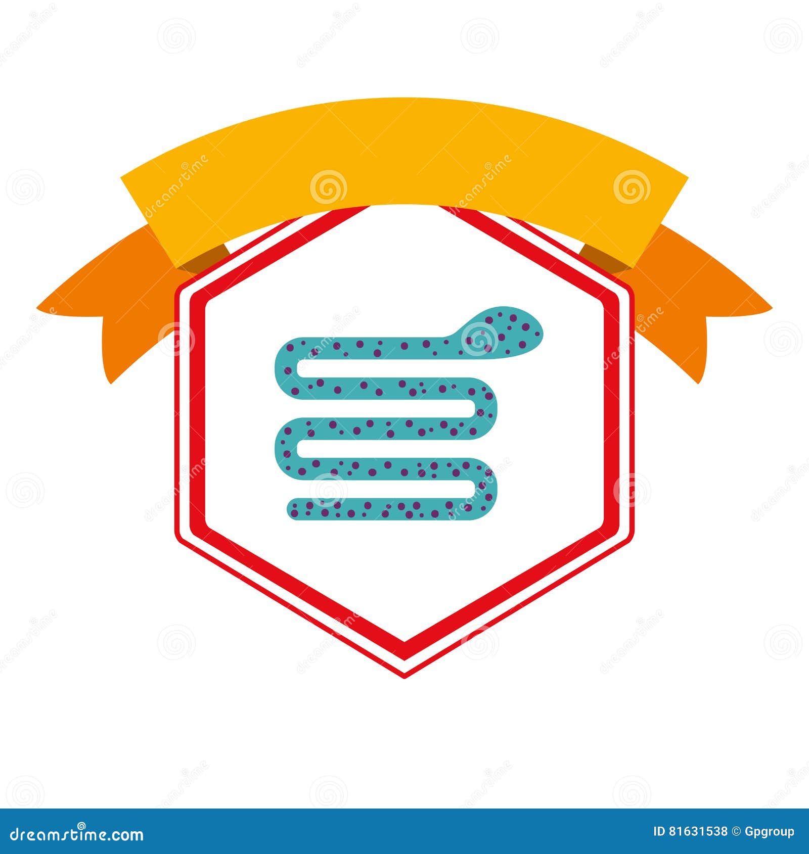Snake of Security System Design Stock Illustration - Illustration of ...