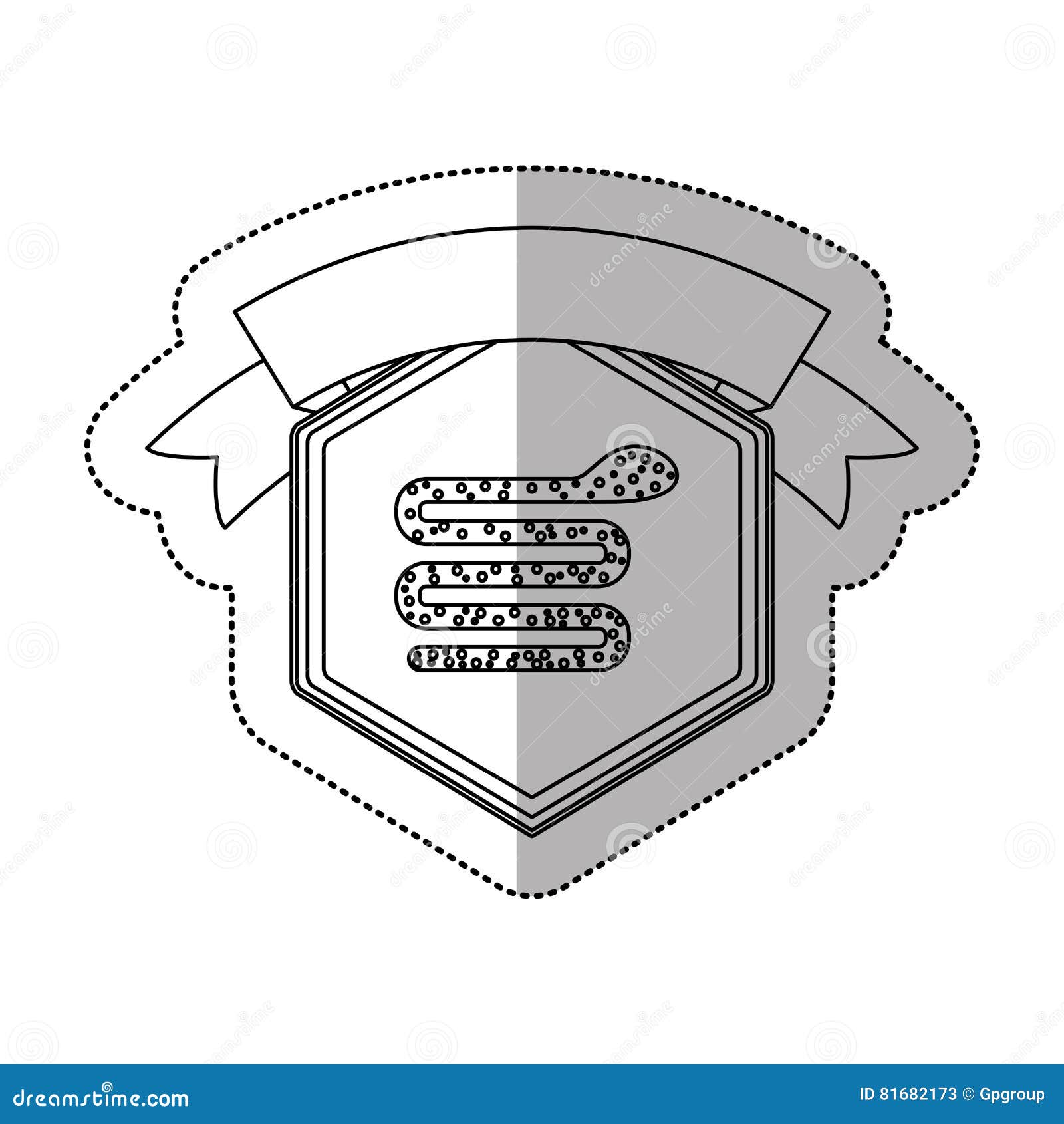 Snake of Security System Design Stock Illustration - Illustration of ...