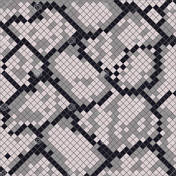 Snake Skin with the Pattern Lozenge Form. Vector Animal Print , Cobra ...
