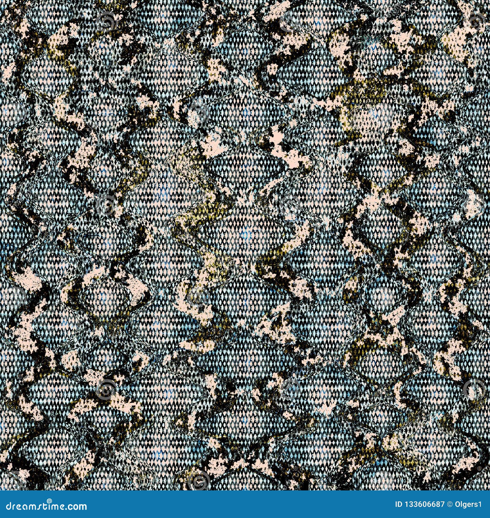 Snake Skin Seamless Pattern. Reptile Seamless Texture. Animal Print ...