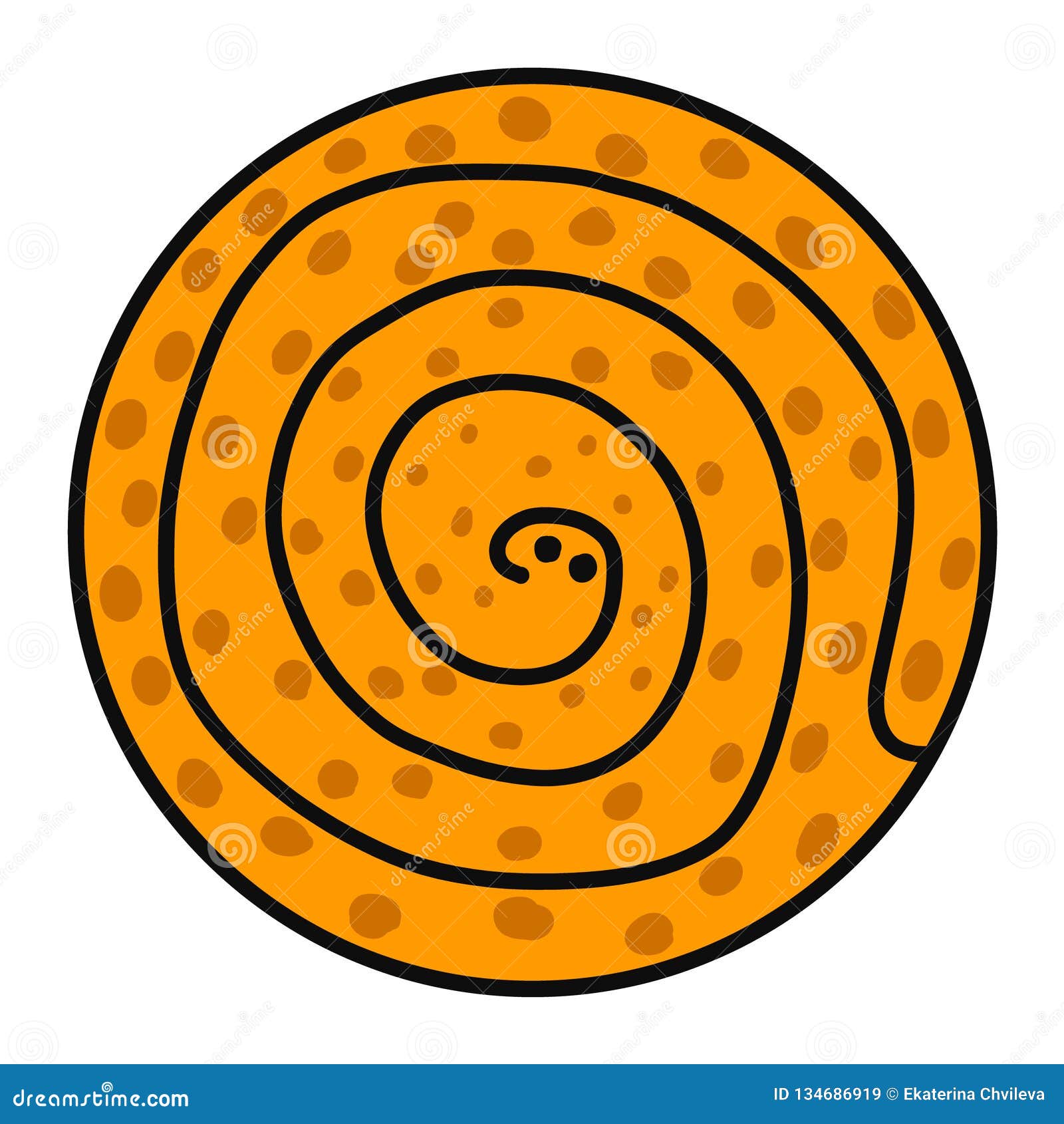 Spiral DNA - Hand Drawn Genome Sequencing Illustration. Human Dna ...