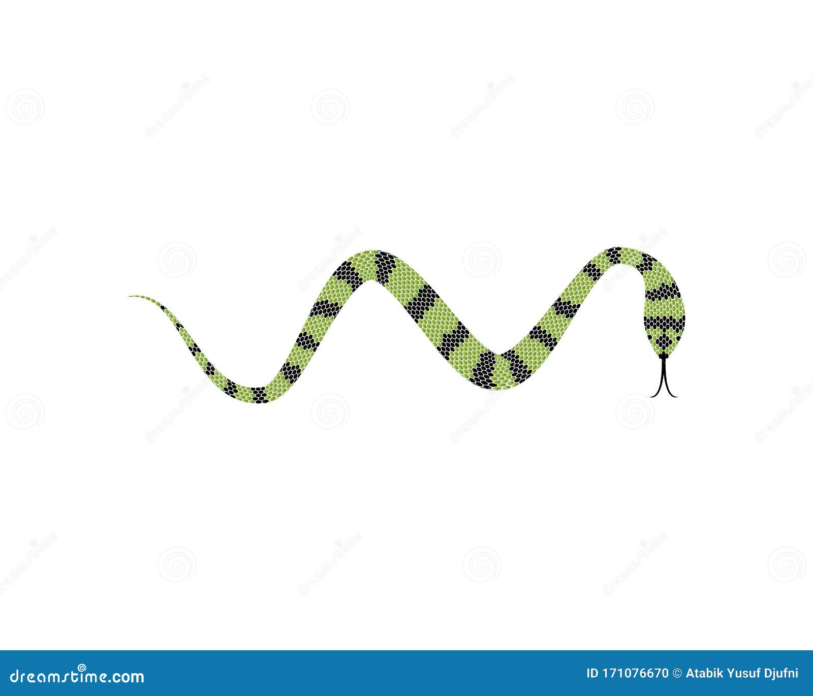 Snake symbol illustration stock vector. Illustration of drawing - 171076670
