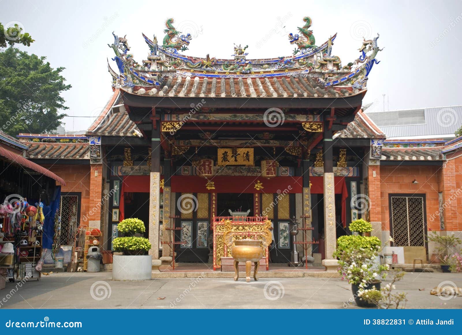 The Snake Temple, Penang, Malaysia Stock Image - Image of natural ...