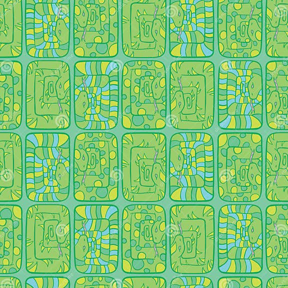 Snake tile pattern stock vector. Illustration of endless - 50368357