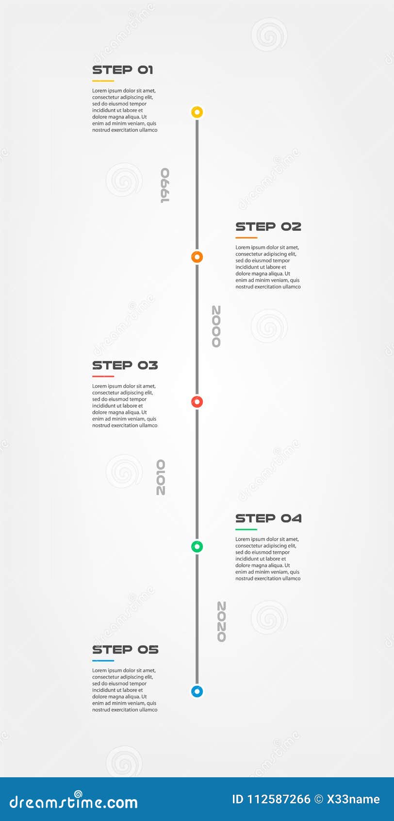 Snake Timeline Steps Infographics - Can Illustrate A Strategy, Workflow ...