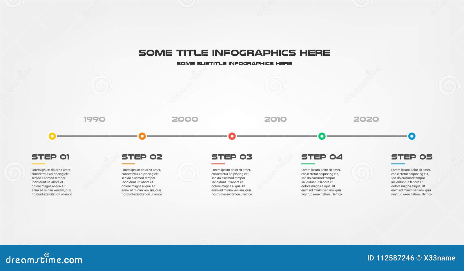 Snake Timeline Steps Infographics - Can Illustrate a Strategy, Workflow ...