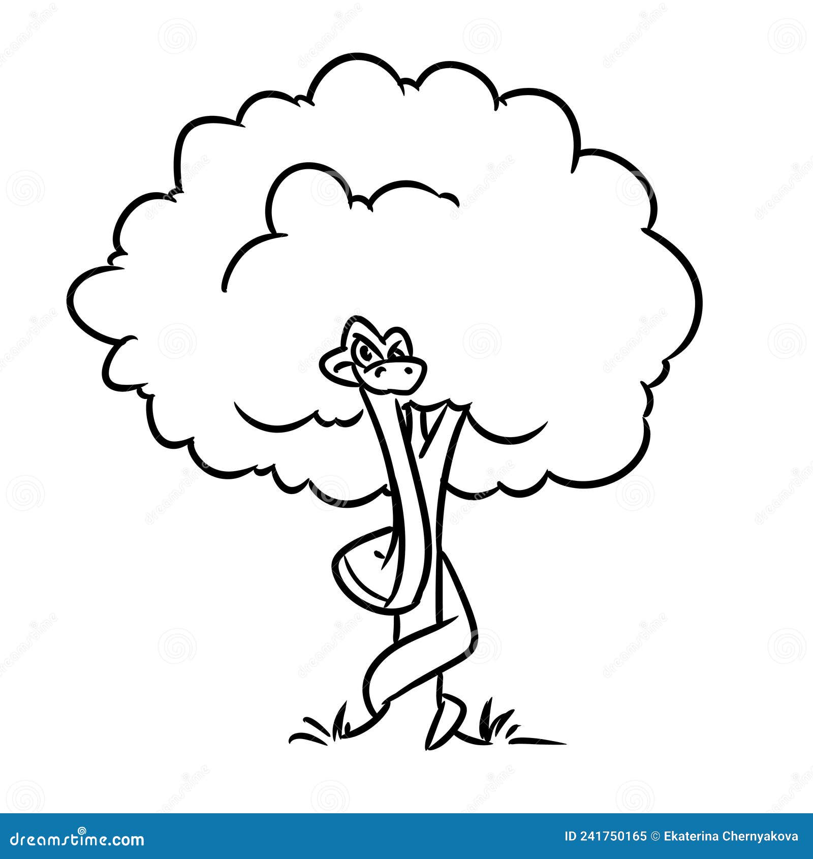 Snake And Tree Hermes Pharmaceutical Logo Vector Illustration ...