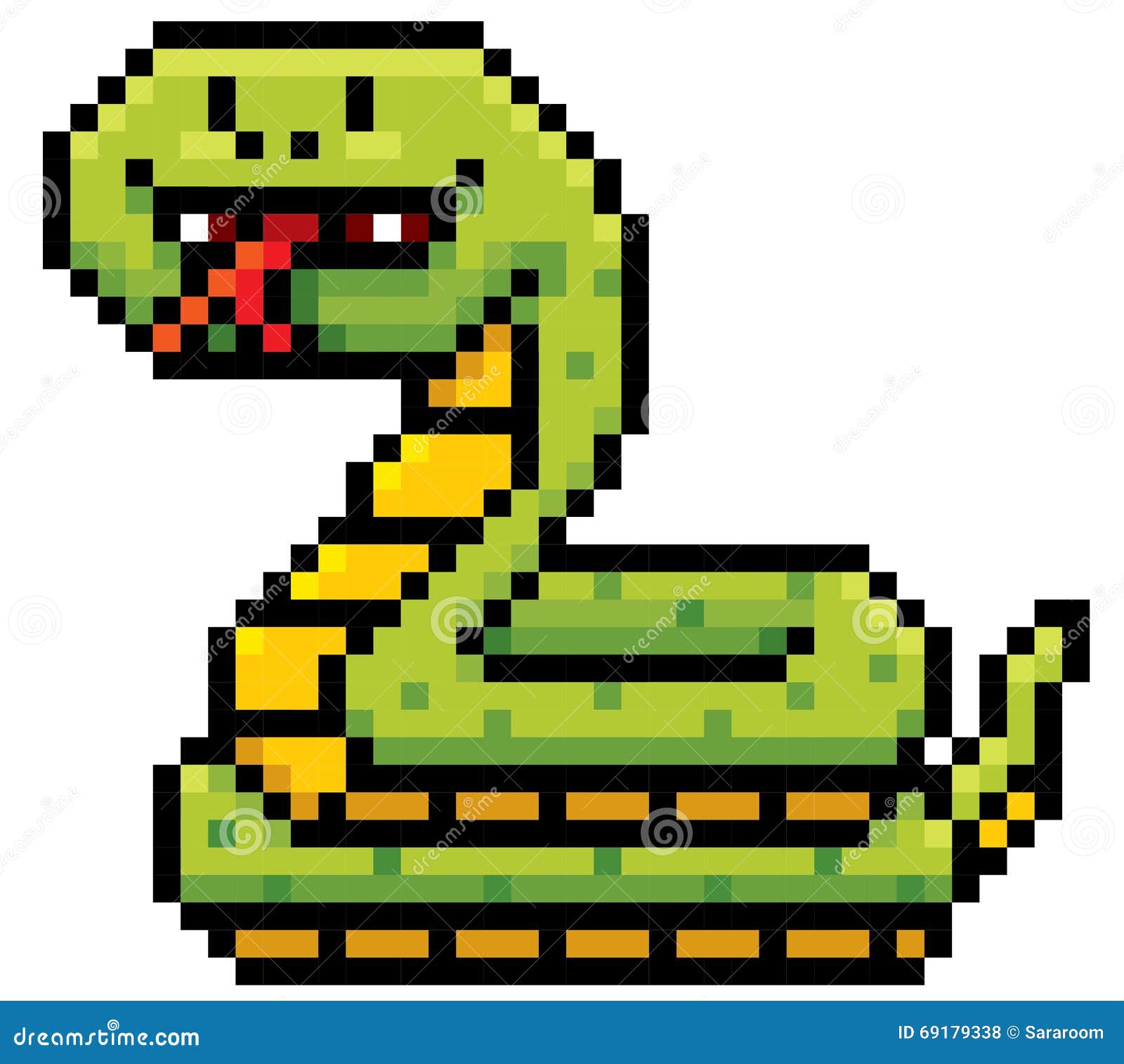 Snake stock vector. Illustration of symbol, anaconda - 69179338