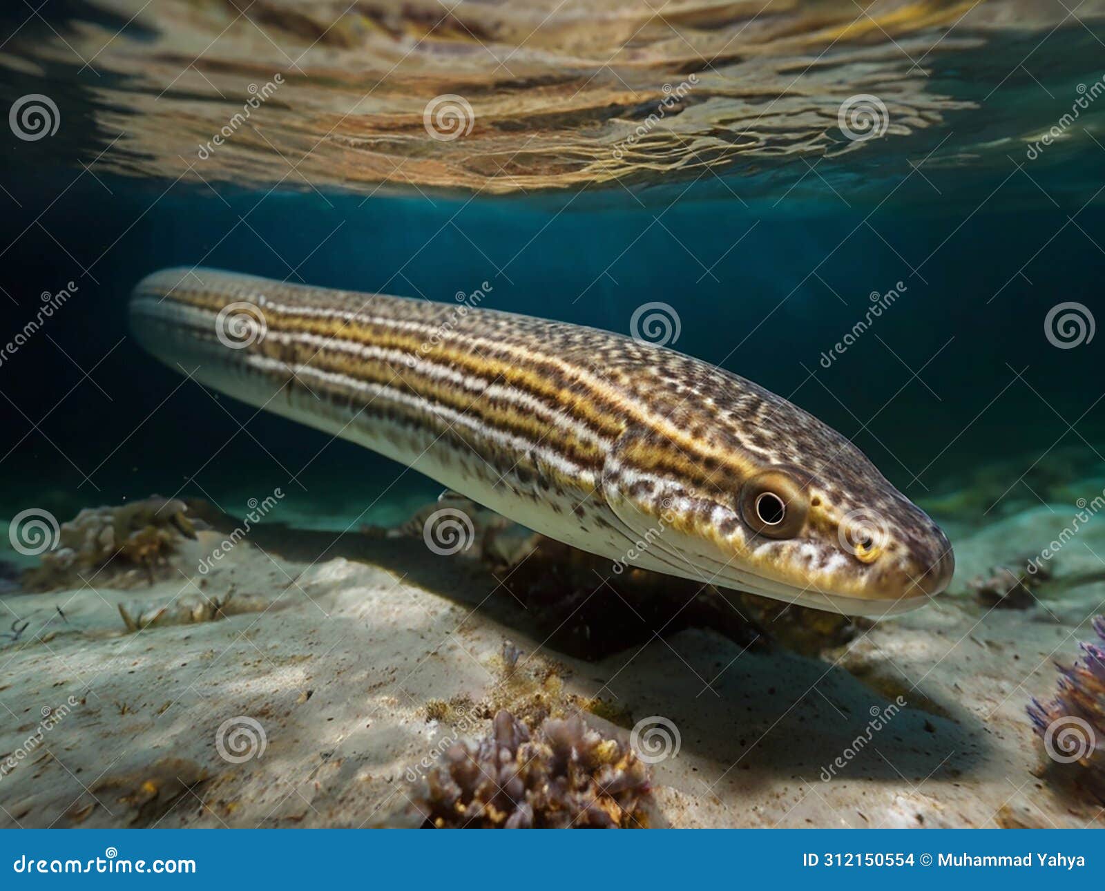 Snakehead Fish In A Pond Stock Photography | CartoonDealer.com #312150554