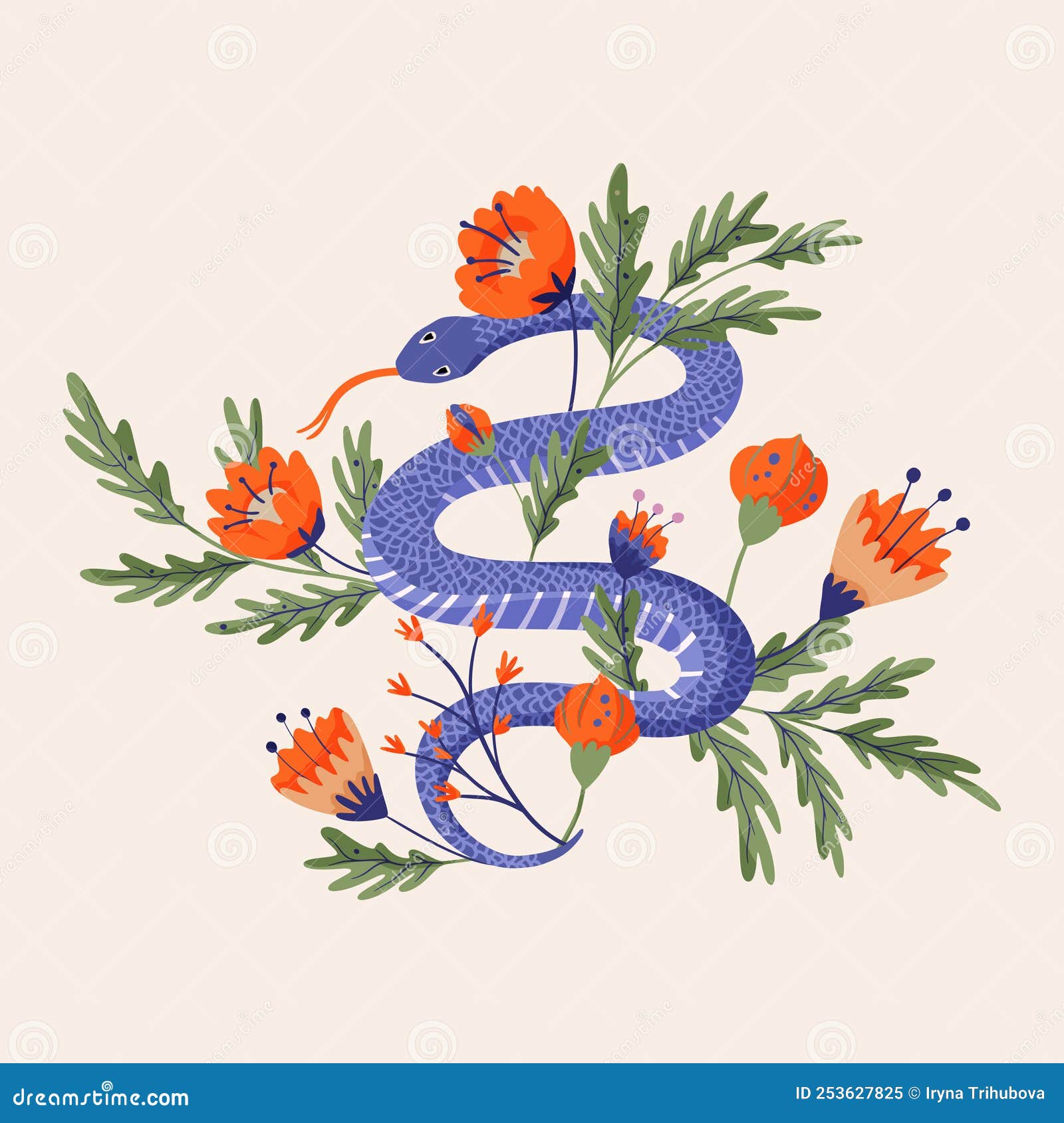 Snakes Illustrations Vector Design | CartoonDealer.com #253627768