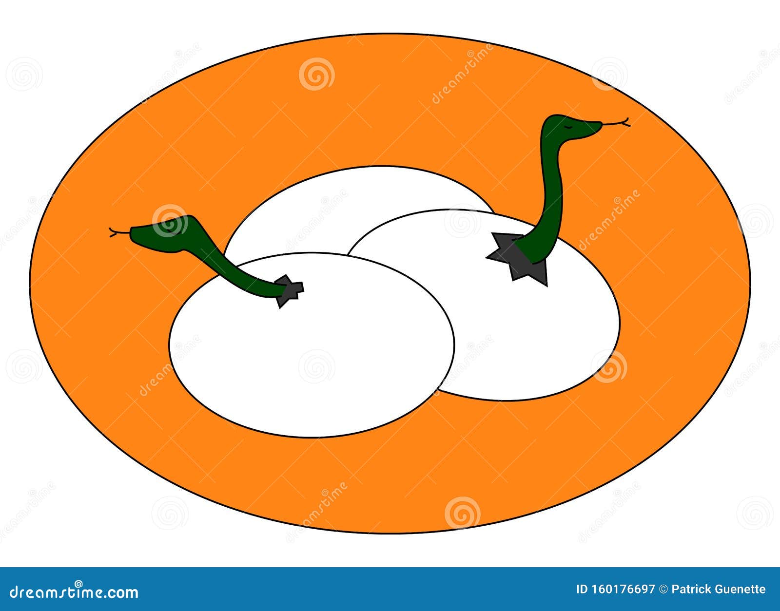 Snakes Nest, Illustration, Vector | CartoonDealer.com #160176697
