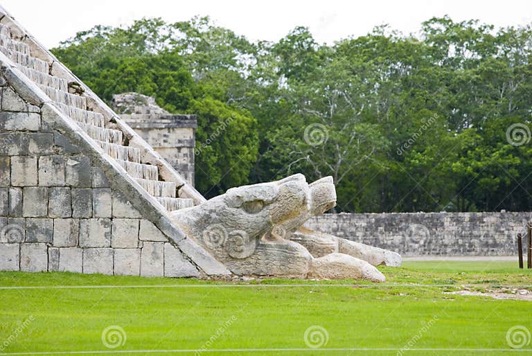 Snakes on Pyramid stock photo. Image of history, large - 5643250